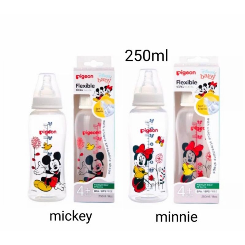 Jual PIGEON BOTOL DOT MICKEY MINNIE DISNEY MOTIF BARU | Shopee Indonesia