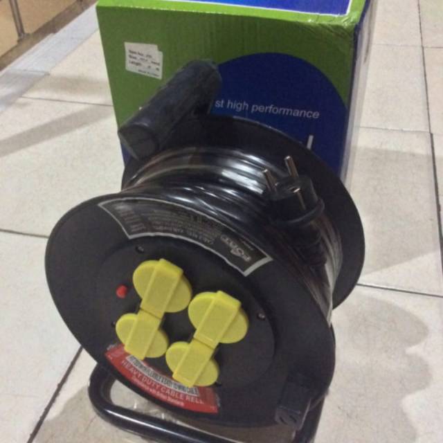 Jual Kabel Roll 25 Meter FORT Heavy Duty Cable Rell | Shopee Indonesia
