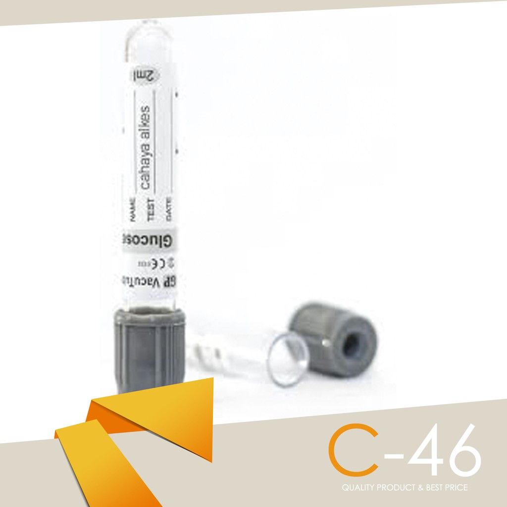 Jual Tabung Vacutainer Glucose NAF 2ml GP | Shopee Indonesia