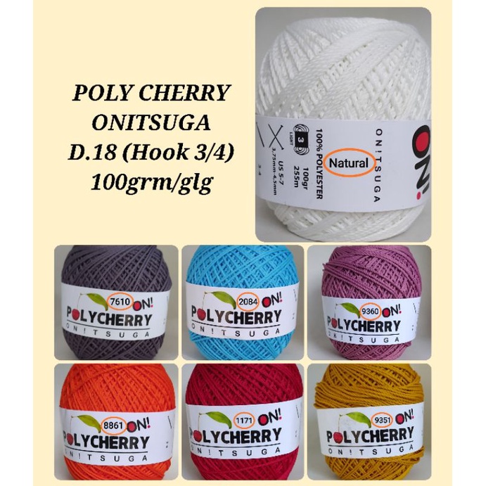 Jual Benang Rajut Polycherry Onitsuga | Shopee Indonesia