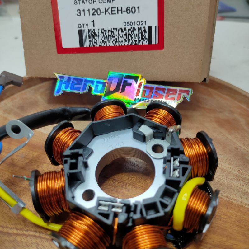 Jual Spull Primus Stator comp Megapro Primus Original AHM Genuine part | Shopee Indonesia