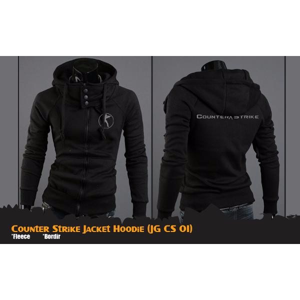 Jual Jual Jaket Game Counter Strike Hi-neck Jacket Hoodie (Jg Cs 01 ...