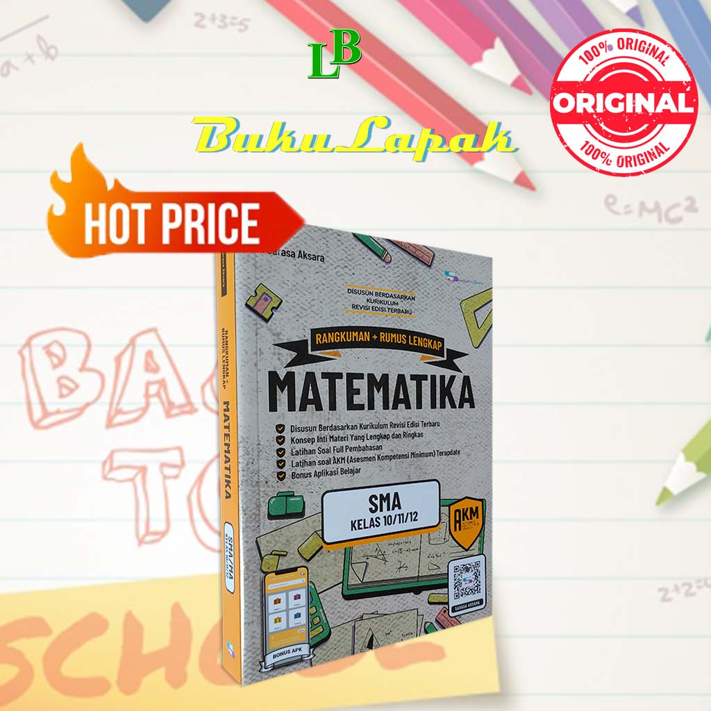 Jual BUKU MATEMATIKA SMA - RANGKUMAN + RUMUS LENGKAP MATEMATIKA SMA KELAS 10 11 12 - BUKU RUMUS ...