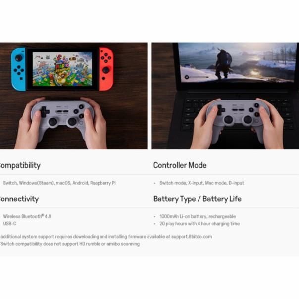 Jual 8bitdo Pro 2 Wireless Gamepad Switch PC Android MacOs Joystick Ori ...