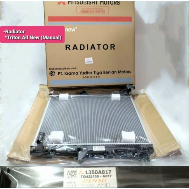 Jual RADIATOR ASSY ALL NEW TRITON PAJERO SPORT 2016 UP MANUAL 1350A817 ...
