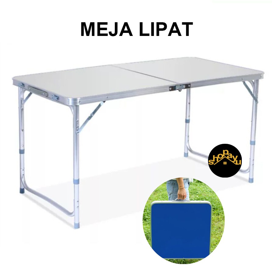 Jual Meja lipat portable Meja koper meja makan Meja lipat outdoor MEJA ...