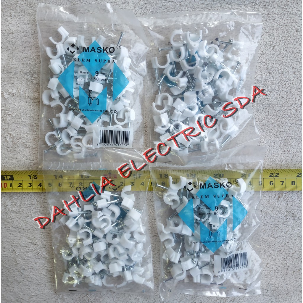Jual KLEM KABEL 9mm MASKO 1 PACK (50 PCS) Indonesia|Shopee Indonesia