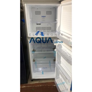 Jual Kulkas 2 Pintu AQUA Sanyo AQR D251 Low Watt Rak Templed Glass Tanpa Bunga Es | Shopee Indonesia
