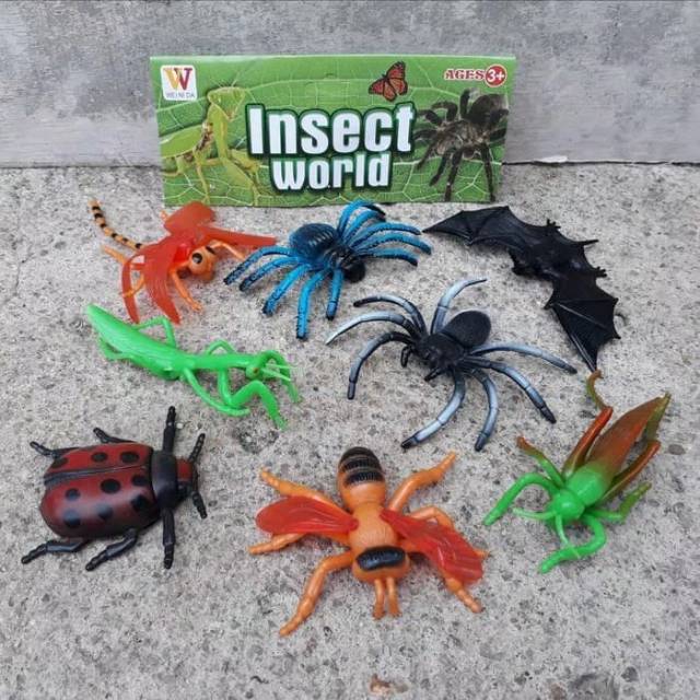 Jual mainan hewan serangga anak - kebun binatang hewan serangga anak ...