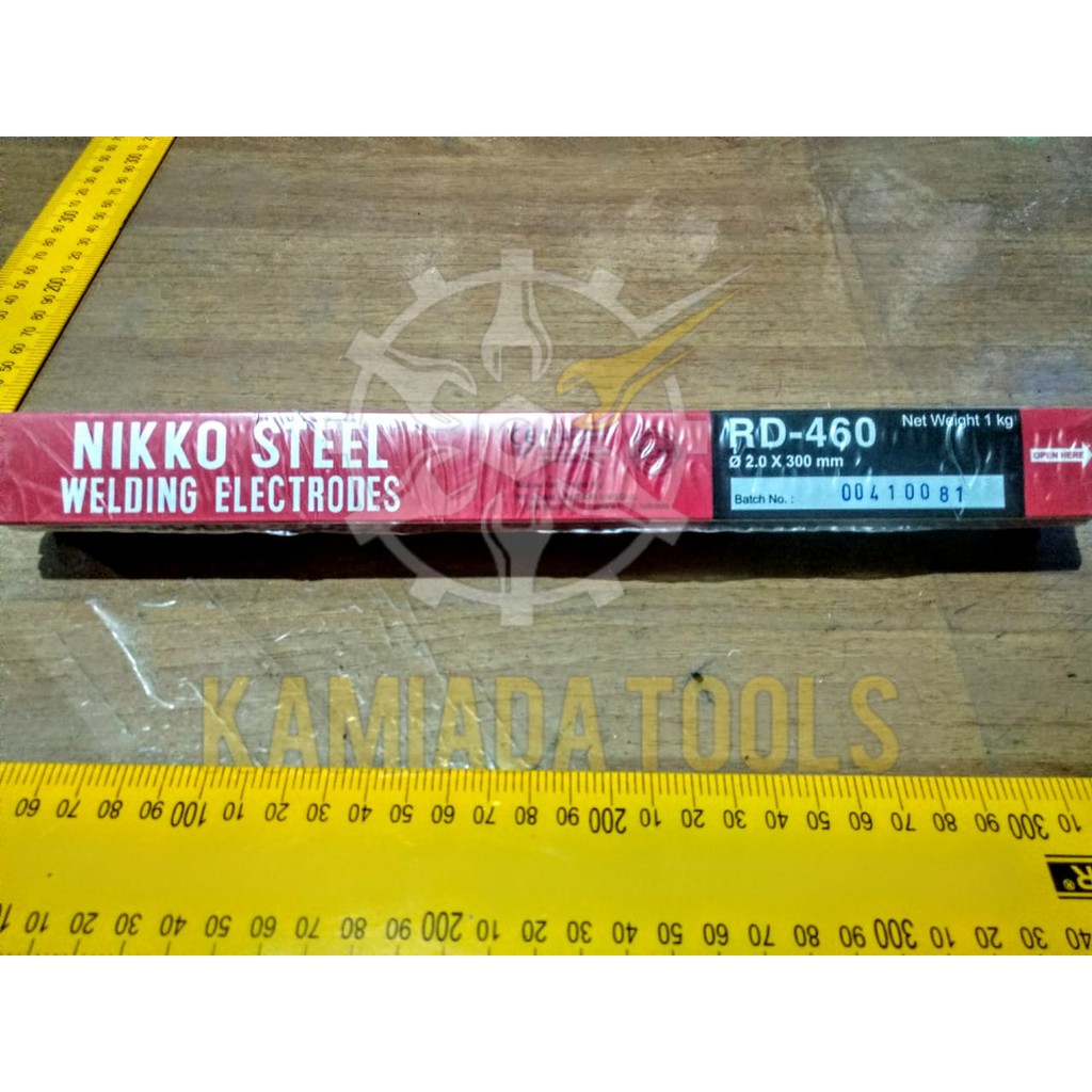 Jual Kawat Las NIKKO STEEL RD-460 2mm x 300mm/ Kawat Las RD 460 2mm x 300mm/ Welding Electrode ...