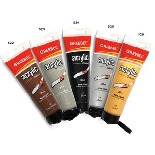 Jual Cat acrylic akrilik greebel warna 30ml | Shopee Indonesia