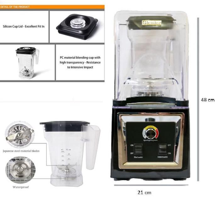 Jual Blender Commercial Heavy Duty Tutup Silencer Mewah 700 Watt Amkhub2002 | Shopee Indonesia
