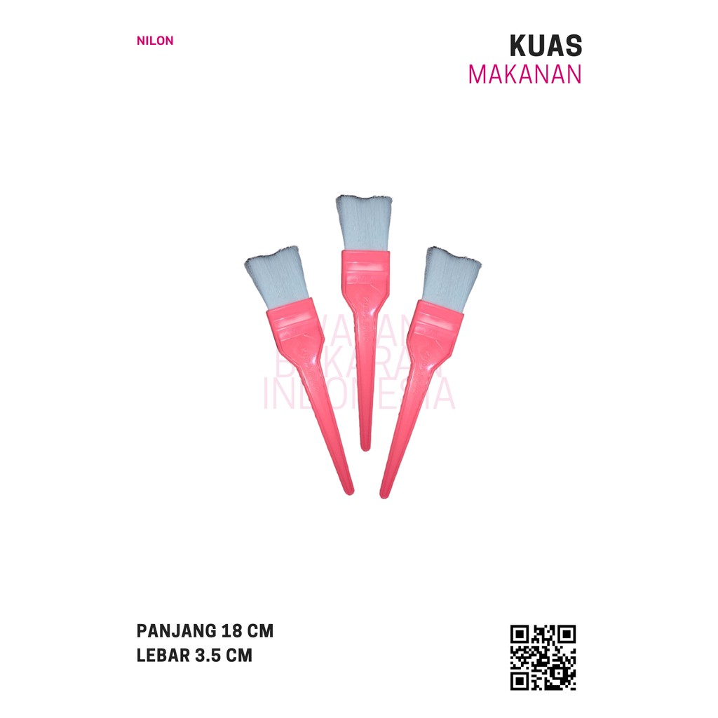 Jual Kuas Nilon / Kuas Makanan, Kue, Roti, Mentega 1 Pcs | Shopee Indonesia