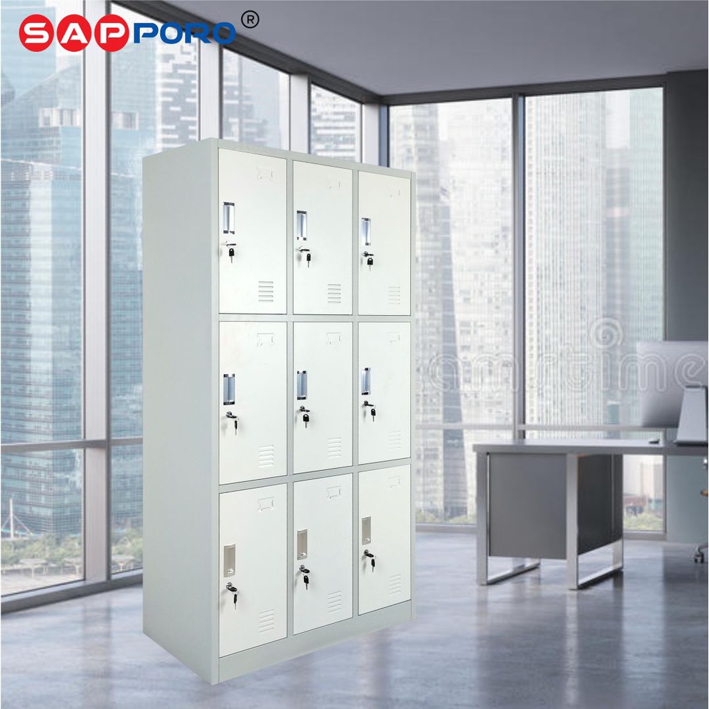 Jual SAPPORO KOLN 9 - Loker Besi 9 Pintu | Steel Locker 9 Doors ...