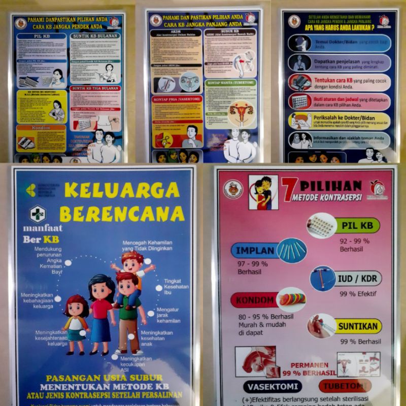 Jual PAKET POSTER TENTANG KB (5 POSTER LAMINATING) | Shopee Indonesia