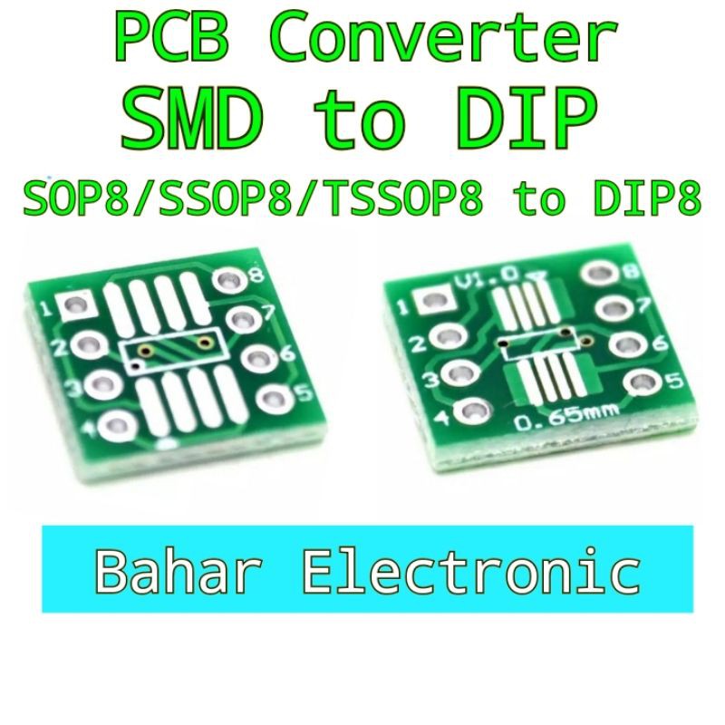 Jual PCB Converter SMD SOP8/SSOP8/TSSOP8 to DIP | Shopee Indonesia