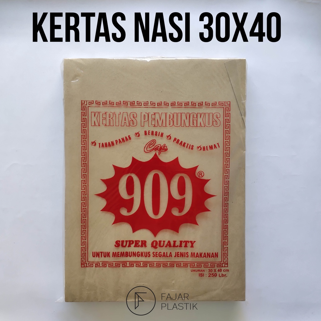 Jual Kertas Nasi/Kertas Nasi Coklat/Kertas Nasi Warteg/Bungkus Nasi ...