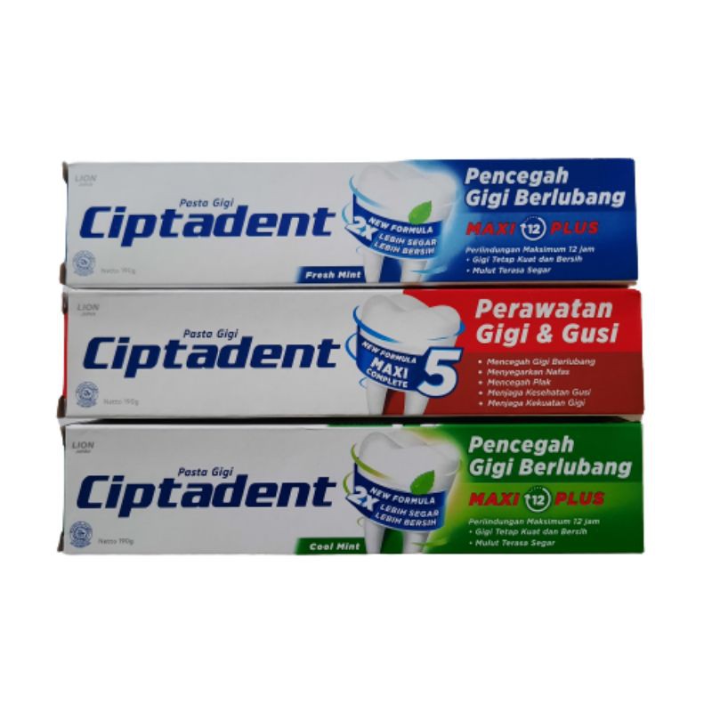 Jual CIPTADENT PASTA GIGI 190 GR | Shopee Indonesia
