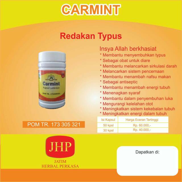Jual carmint isi 30 kapsul | Shopee Indonesia