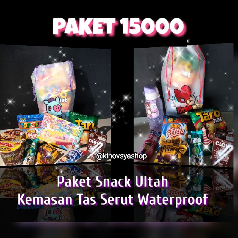 Jual PAKET ULTAH MURAH 15000-16.000/ Ulang Tahun Anak Kemasan Tas Serut ...