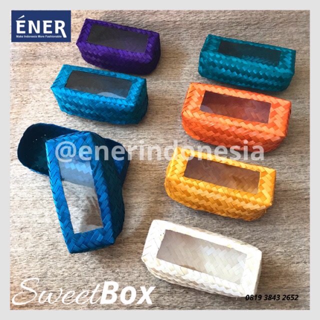 Jual BOX HAMPERS/GIFT/SOUVENIR Anyaman Bambu Exclusive ukuran Kecil dan ...