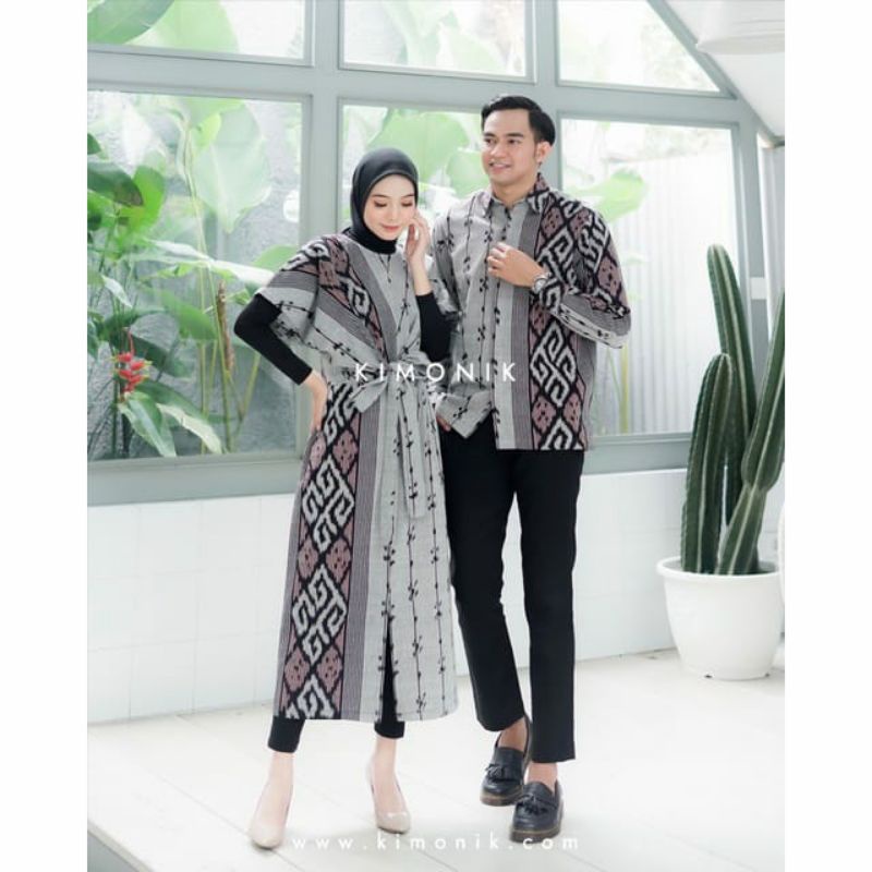 Jual ( Ready stock ) raisa couple - baju tenun couple - baju tenun - baju kondangan - baju ...