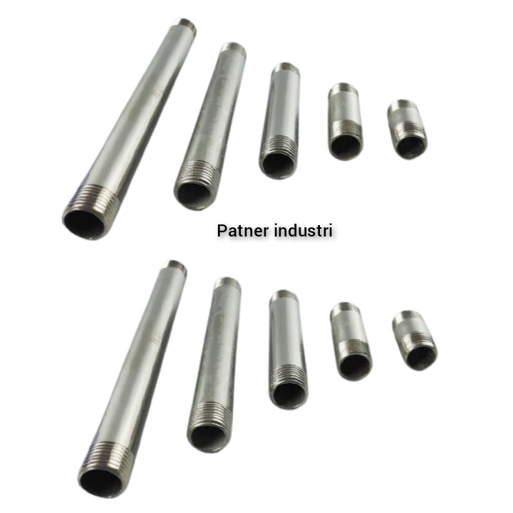 Jual Pipe thread 100mmm stainless steel / pipa nepel drat luar 3/4 inch ...