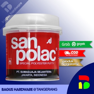 Jual Dempul SanPolac 250gr - San Polac Dempul Mobil Motor Besi Kayu ...
