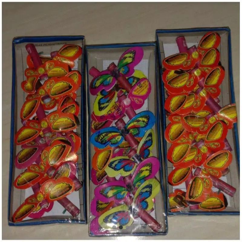 Jual MAINAN ANAK KEMBANG API KUPU KUPU ISI 12PCS Indonesia|Shopee Indonesia