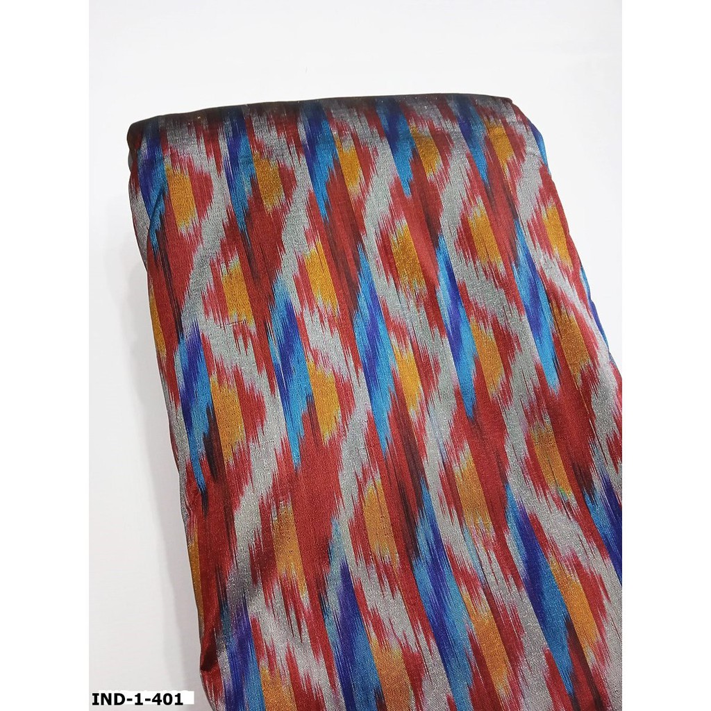 Jual Kain Tenun Ikat Sutra Bugis Makassar Marun - Tenun Sengkang IND-1-401 (Harga per 0,5 Meter ...