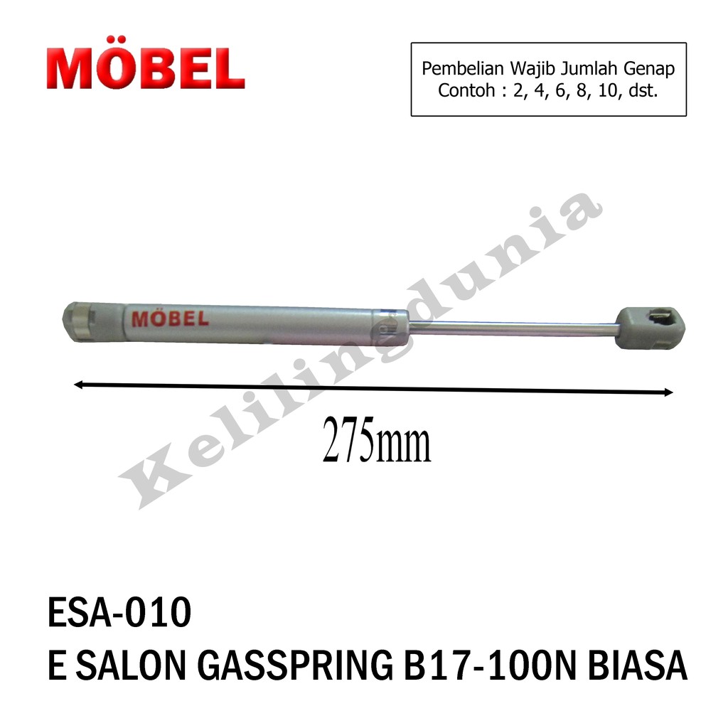 Jual Engsel Hidrolik Gas Spring Jok Motor Lemari Dapur Kitchen Pegas ...