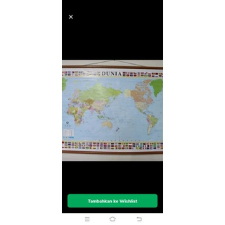 Jual peta dunia besar 180cm( terbaru) | Shopee Indonesia