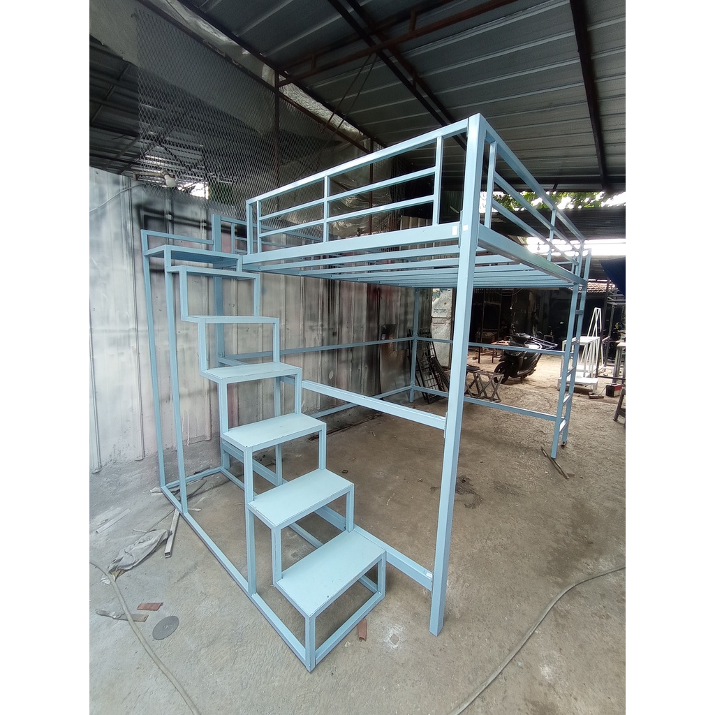 Jual Ranjang Atas Tingkat Tangga Trap Pagar 2 Sisi Bongkar Pasang ...