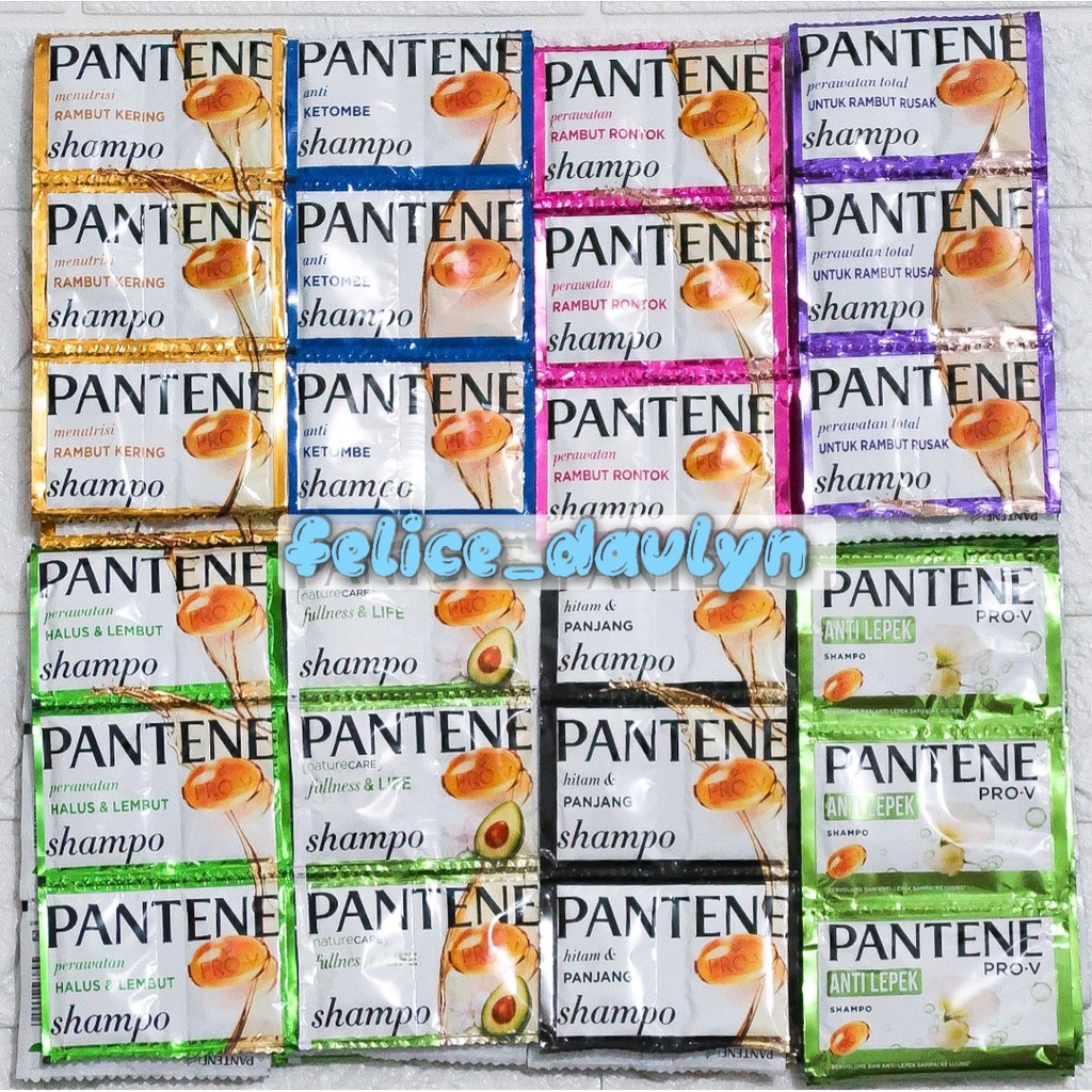 Jual PANTENE shampoo sachet 12 x 10 ml | Shopee Indonesia