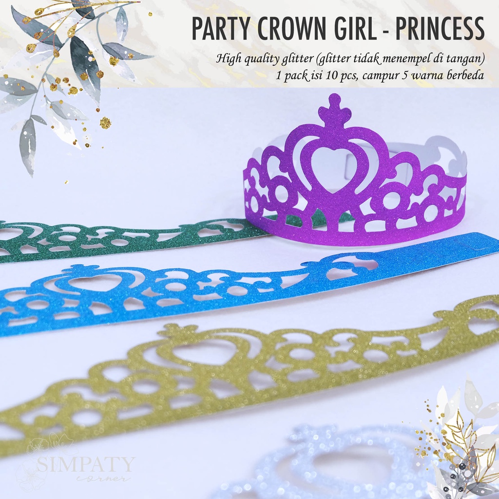 Jual Topi ulang tahun | topi pesta mahkota raja ratu queen king ...