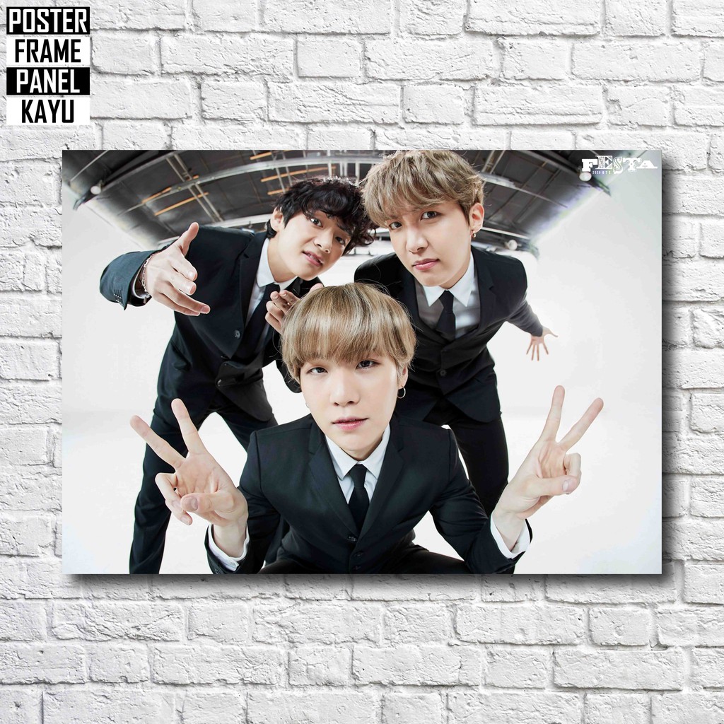 Jual Poster BTS FESTA Frame Kayu solid A4 BTS131 | Shopee Indonesia