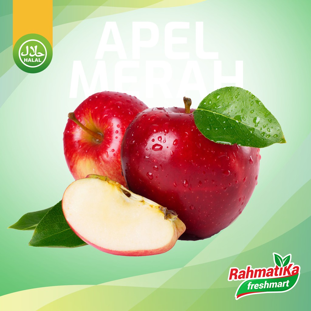 Jual Apel Merah Segar / Buah Apel Merah Fresh 500 gram (Buah Segar ...