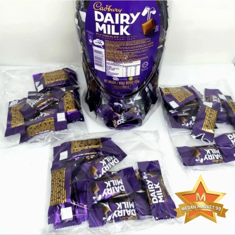 Jual COKLAT MALAYSIA CADBURY DAIRY MILK REFILL PACK ISI 10 PCS | COKLAT ...
