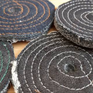 Jual Kain Poles Jeans Kompon Polishing Wheel Double Star 4" Bagus Murah ...