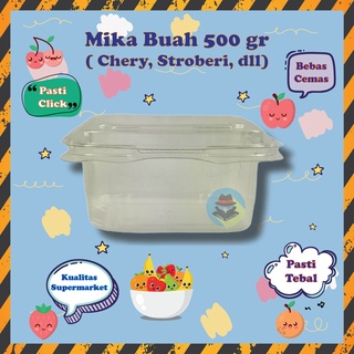 Jual Mika Buah Stroberi / Cheri / Salak / Buah Potong / Lengkeng ukuran ...