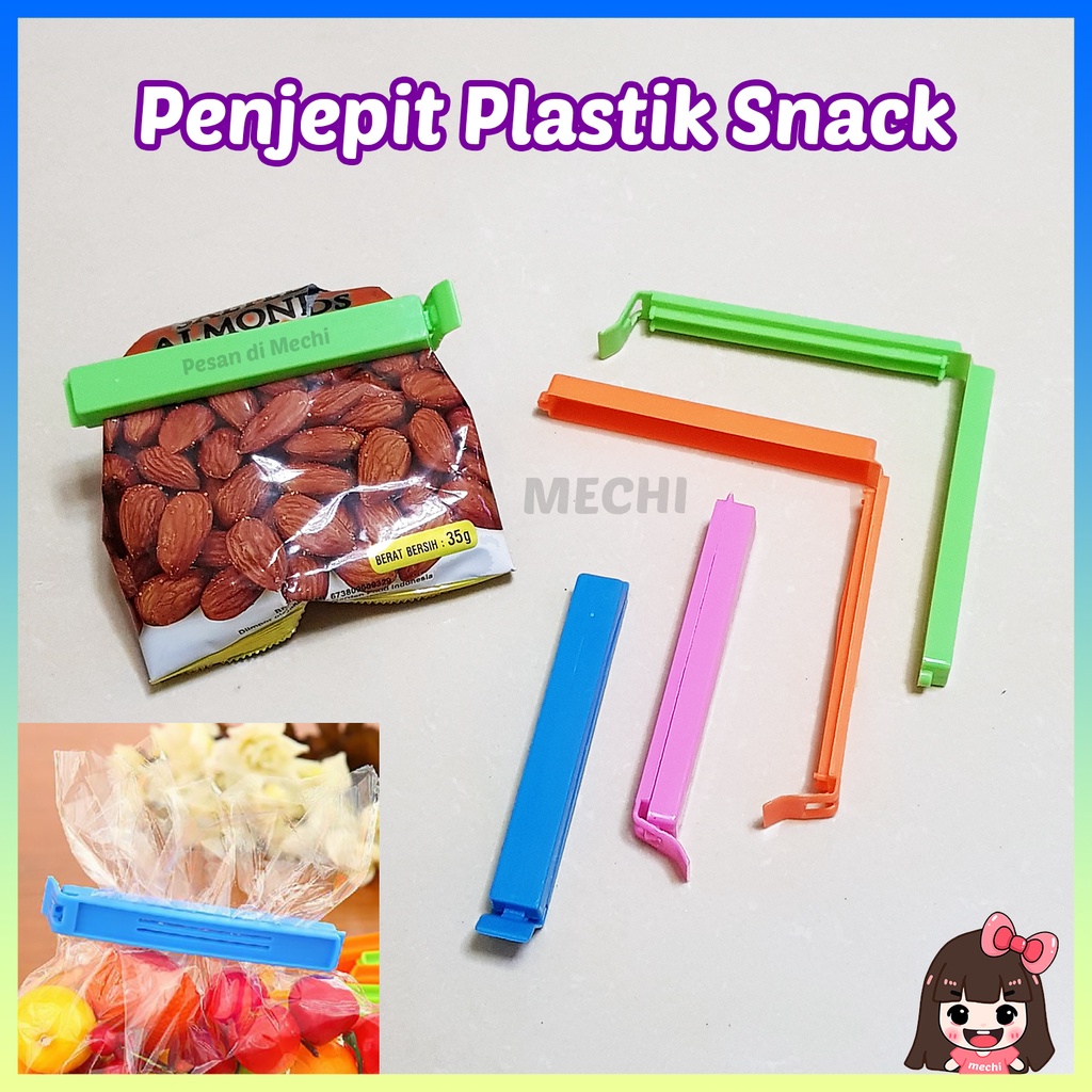 Jual Penjepit Plastik Snack Bungkus Makanan Klip Clip Food Sealing ...