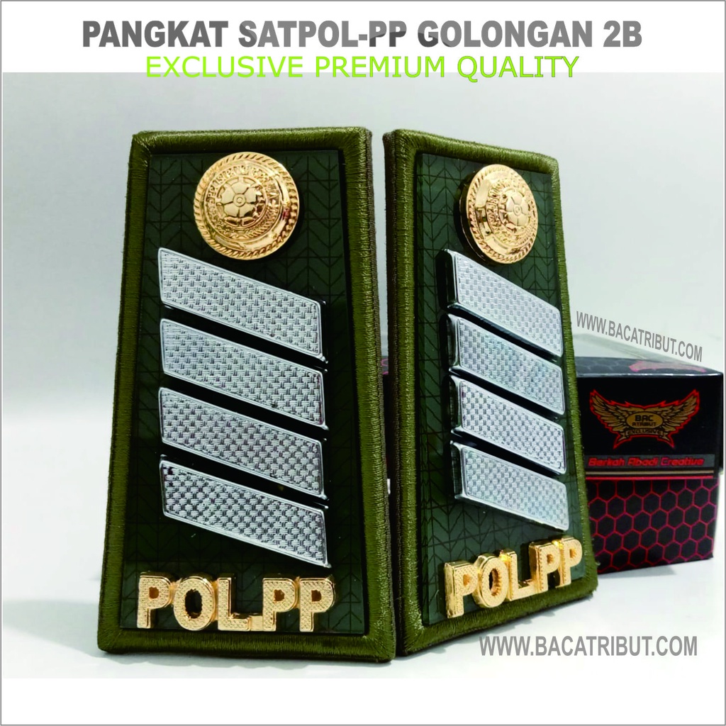 Jual Tanda Pangkat PolPP Golongan 2d (Pengatur Tingkat I) Premium ...