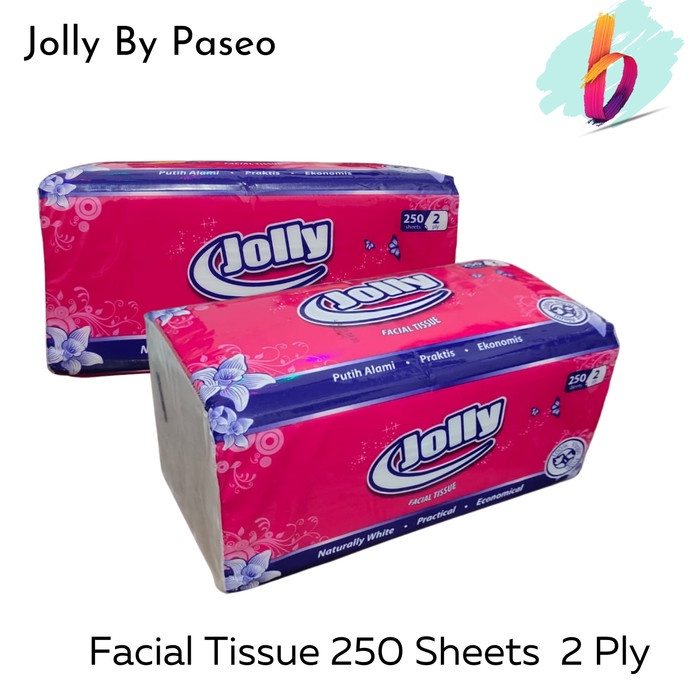 Jual tissue Jolly Facial Tissue 250 Sheets/ 2 Ply 1 PCS | Shopee Indonesia