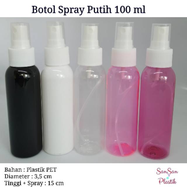 Jual Botol Spray 100 ml / Botol spray 100ml / finemist spray | Shopee ...