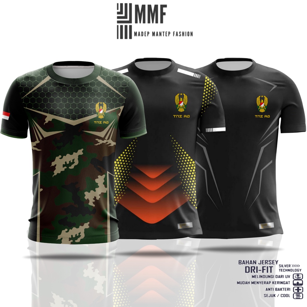Jual Kaos Dryfit TNI AD Kaos Jersey TNI Full Printing Dryfit Kaos Olahraga TNI | Shopee Indonesia