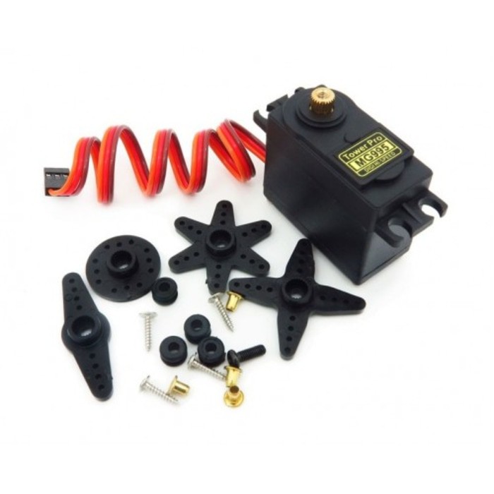 Jual MG995R MG995 MG 995 995R motor servo high torque metal gear tower pro | Shopee Indonesia