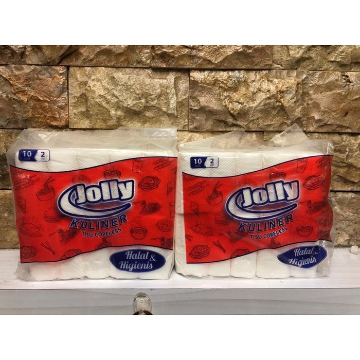 Jual Tisu JOLLY roll coreless Kuliner Tissue 2 Ply Halal & Higienis ...