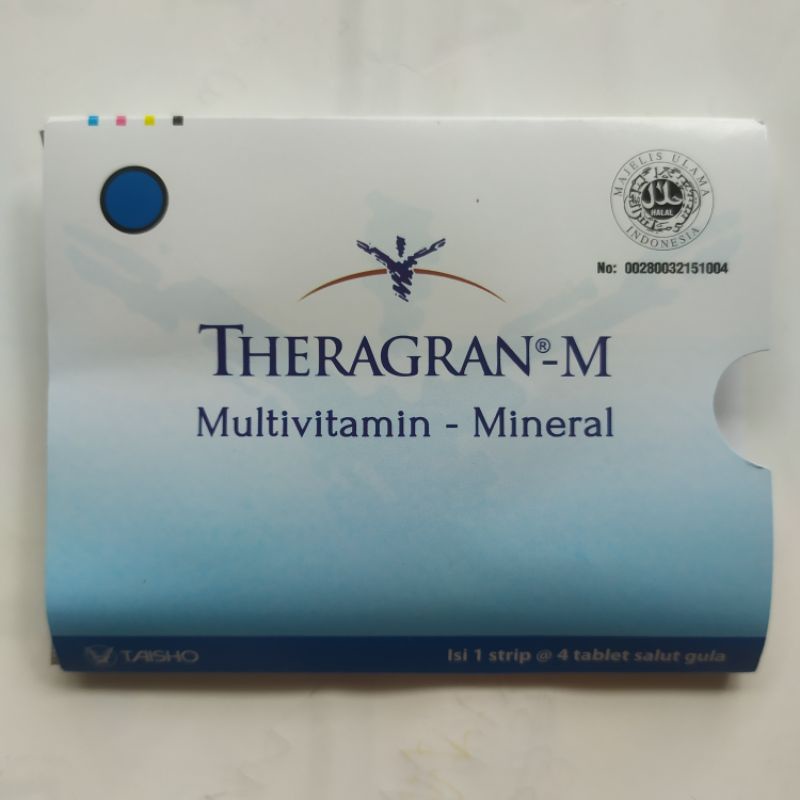 Jual Theragran M Multivitamin 1 Strip @4 Tablet | Shopee Indonesia