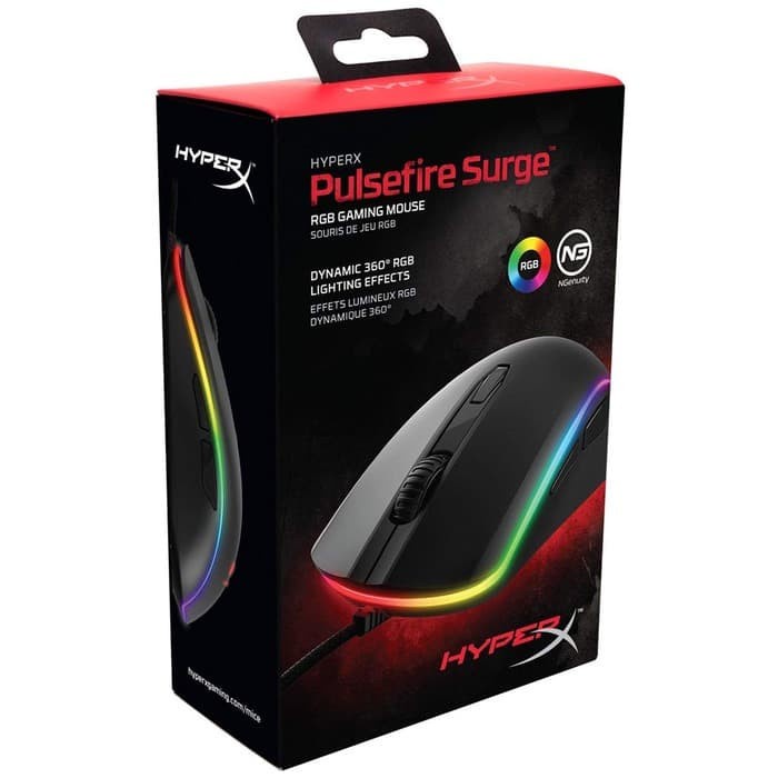 Jual HyperX Pulsefire Surge RGB Gaming Mouse | Shopee Indonesia