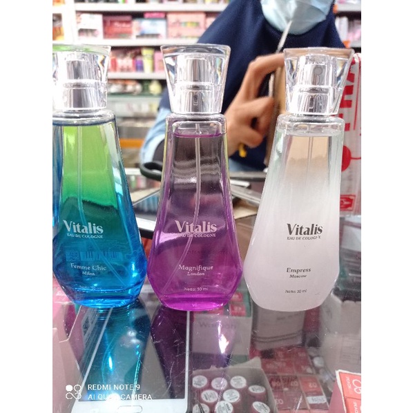 Jual Vitalis parfum 50ml Kaca | Shopee Indonesia